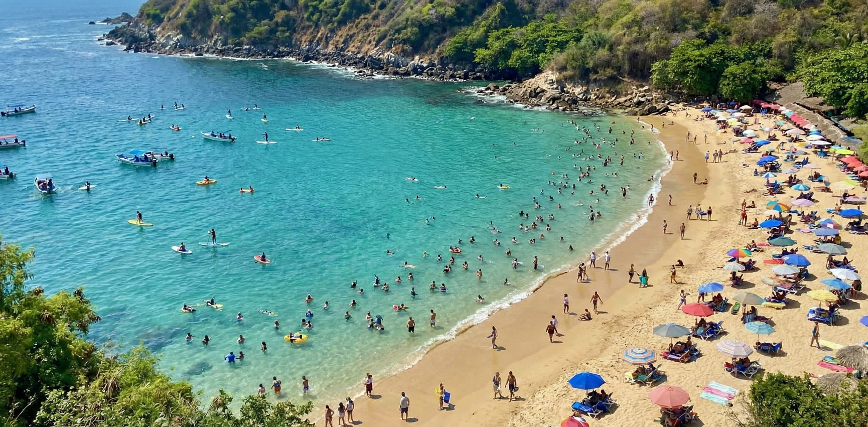 ¿Qué tan llenas están las playas de Oaxaca durante Semana Santa y ...